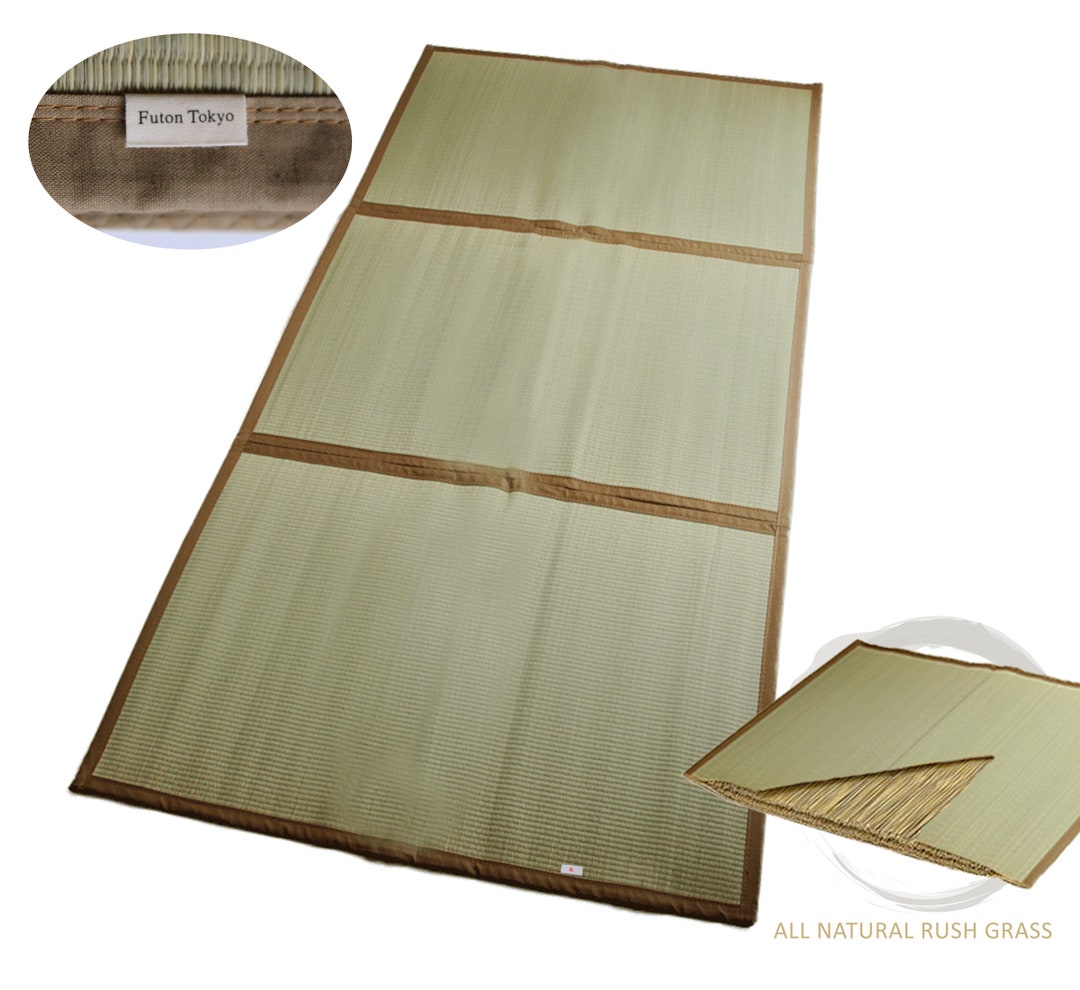 Foldable Rush Grass Tatami Mat, Futon Underlay, Made in Japan - Etsy