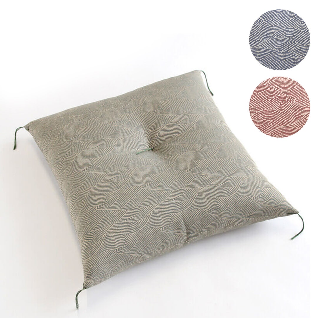 Zabuton, "hattan" Zabuton, Kashoku Fabric, Japanese Cushion, Hand Made ...