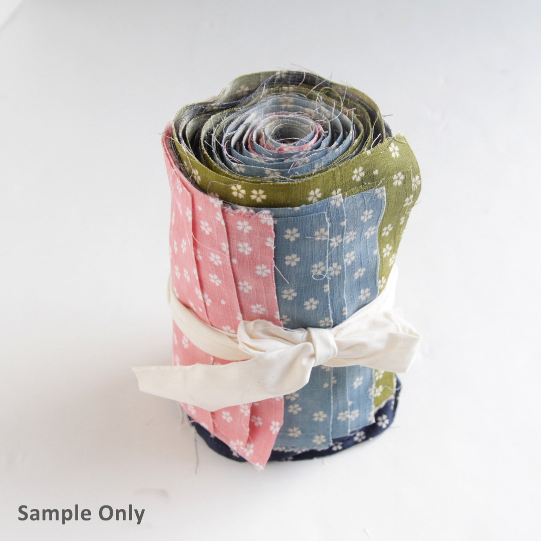 10 Precut Futon Fabric Pieces for Your Hand Craft - Sakura Pattern in 4 ...