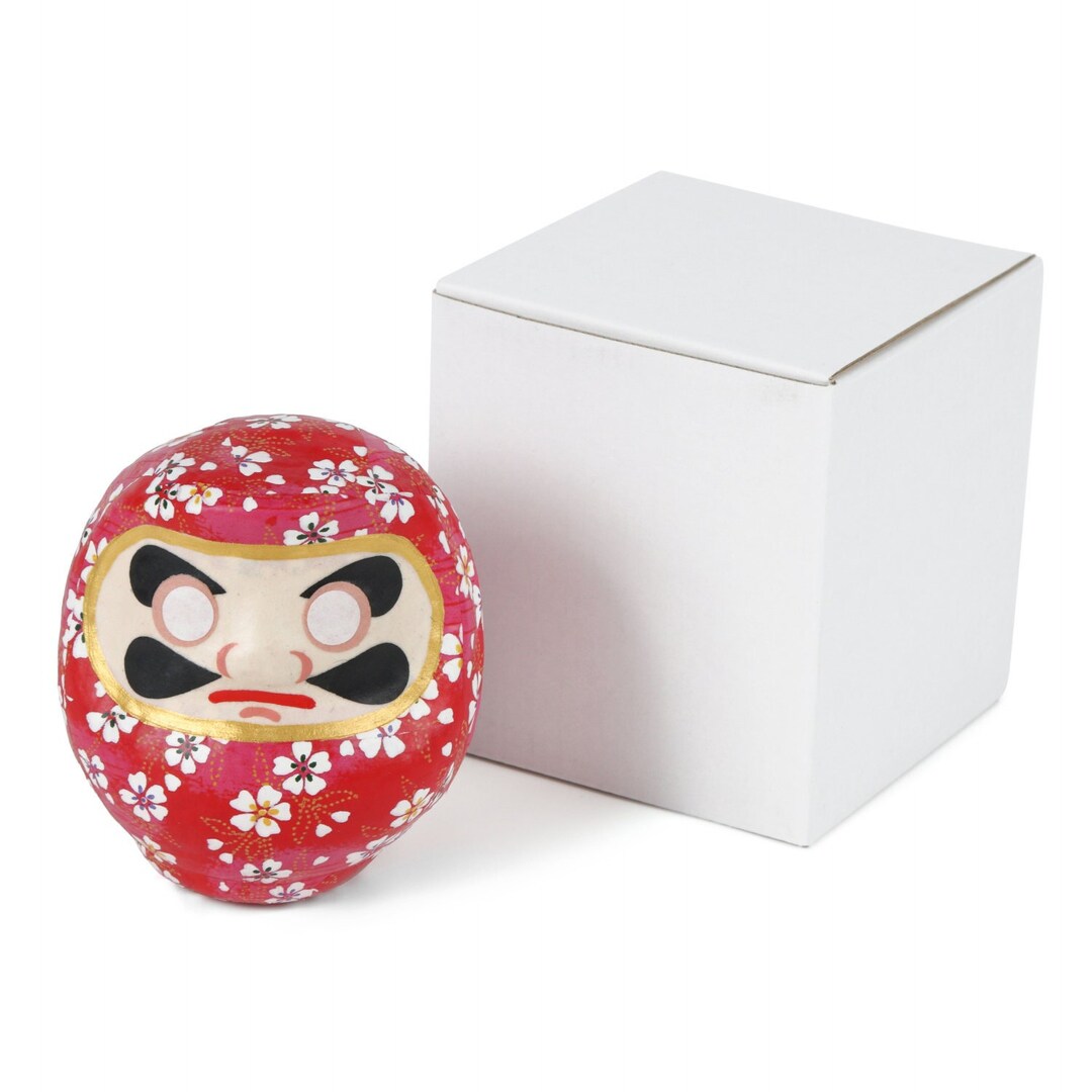 Japanese Paper Flower Daruma Doll Small - Etsy