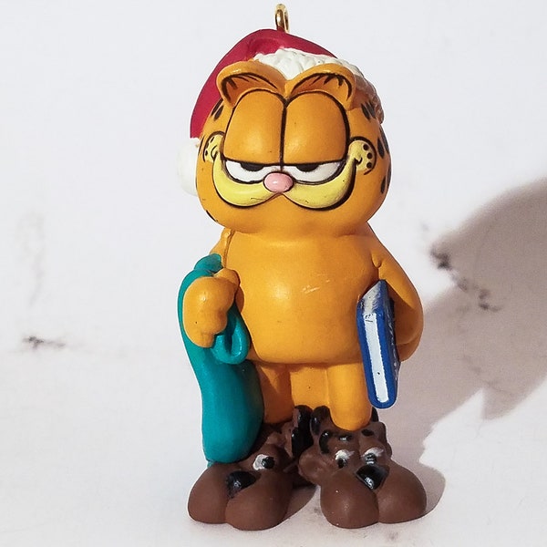 Garfield Christmas Ornament - Etsy