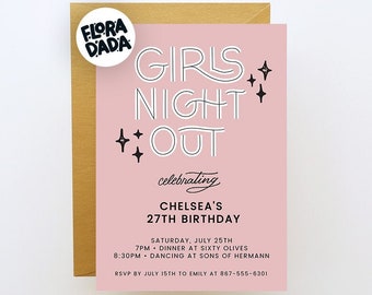 Girls night invite | Etsy