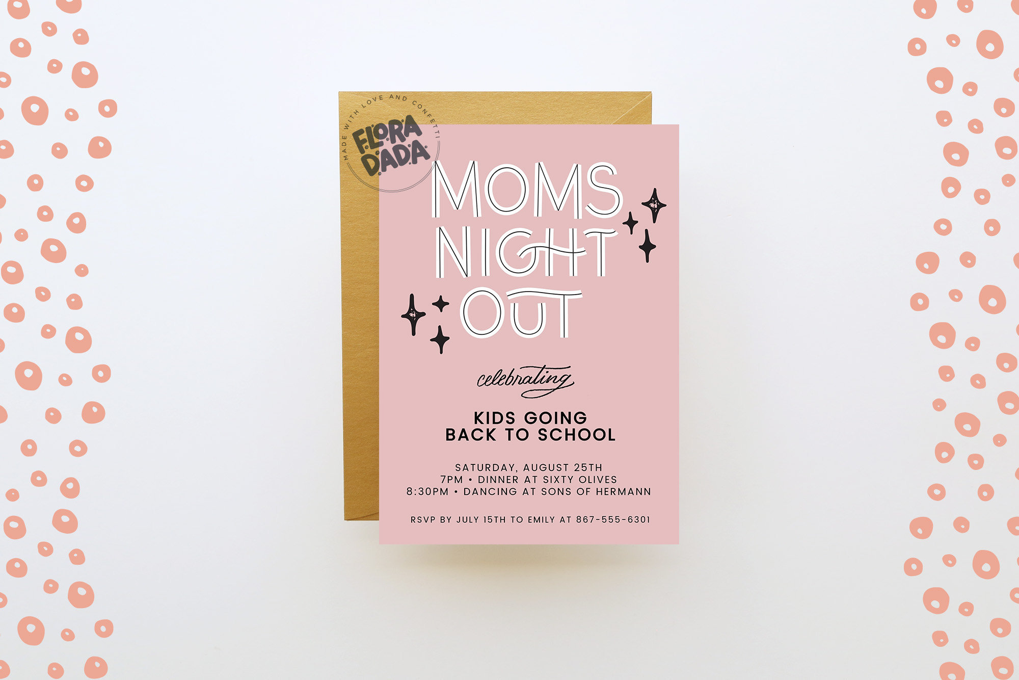 Moms Night Out Invite Instant Download Mothers Night Out GNO Girl ...
