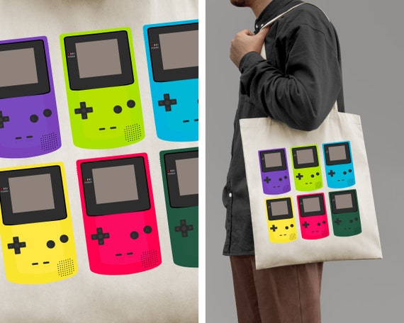 Gameboy Color Retro Video Game Natural Cotton Tote Bag | Etsy