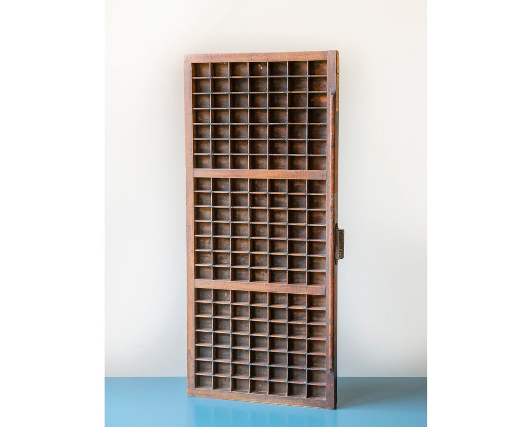 Antique Wooden Printers Tray, Stephenson Blake & Co, English Letter ...