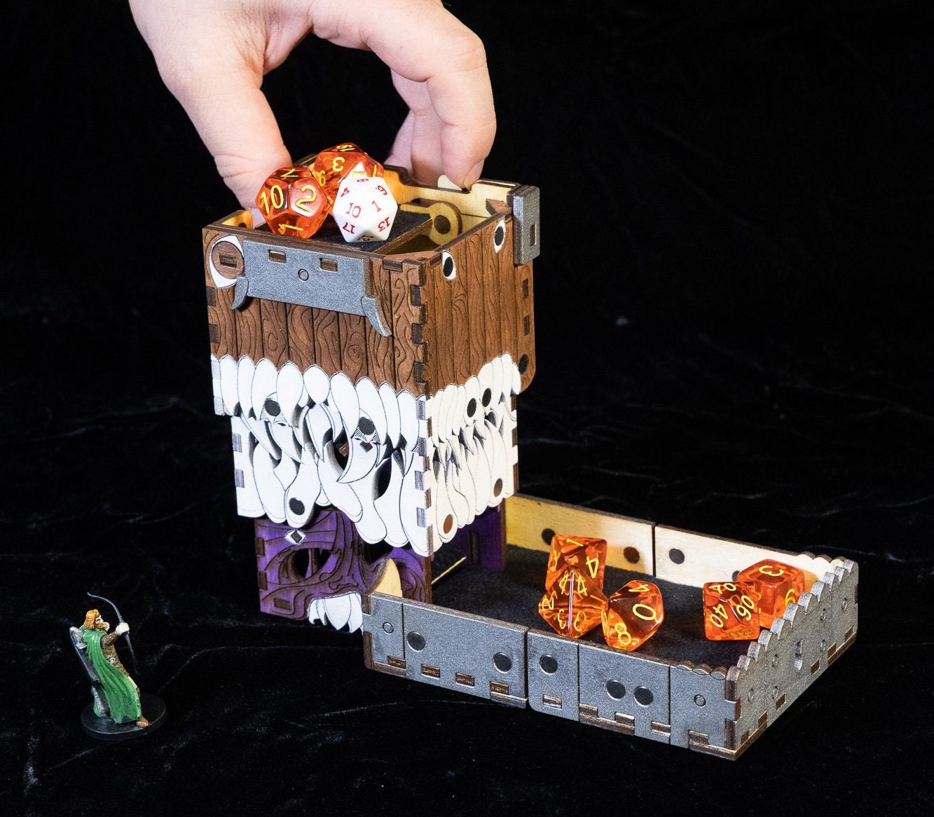 Mimic Transforming Dice Tower and Dice Vault - Etsy