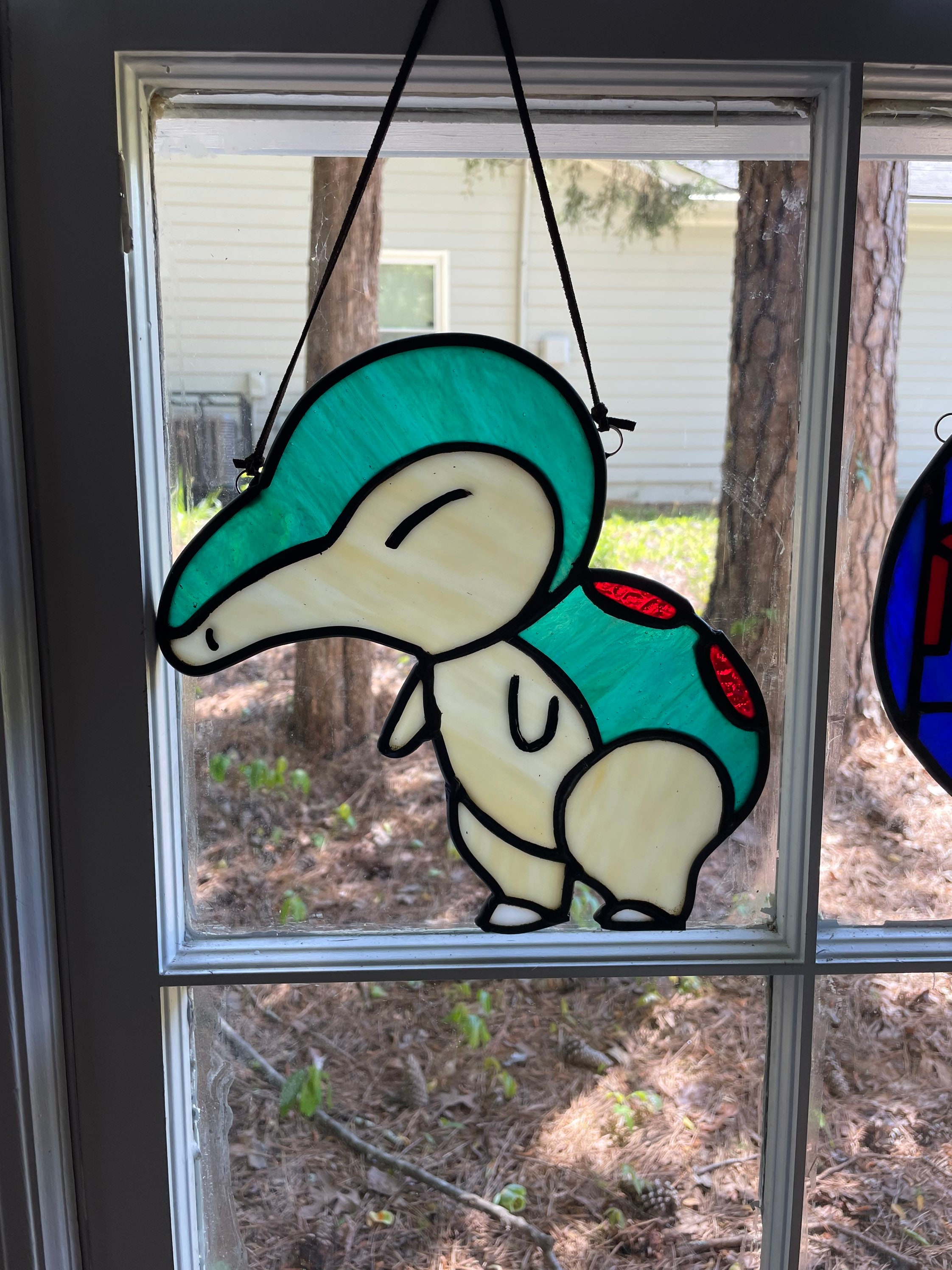 Cyndaquil Pokémon vitrail attrape-soleil - Etsy Canada