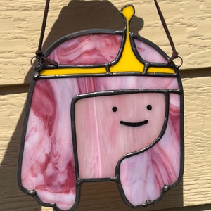 Princess Bubblegum Adventure Time Stained Glass Sun Catcher - Etsy