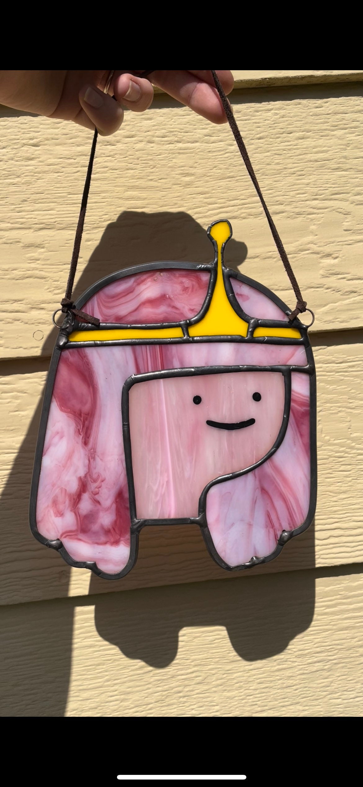 Princess Bubblegum Adventure Time Stained Glass Sun Catcher - Etsy