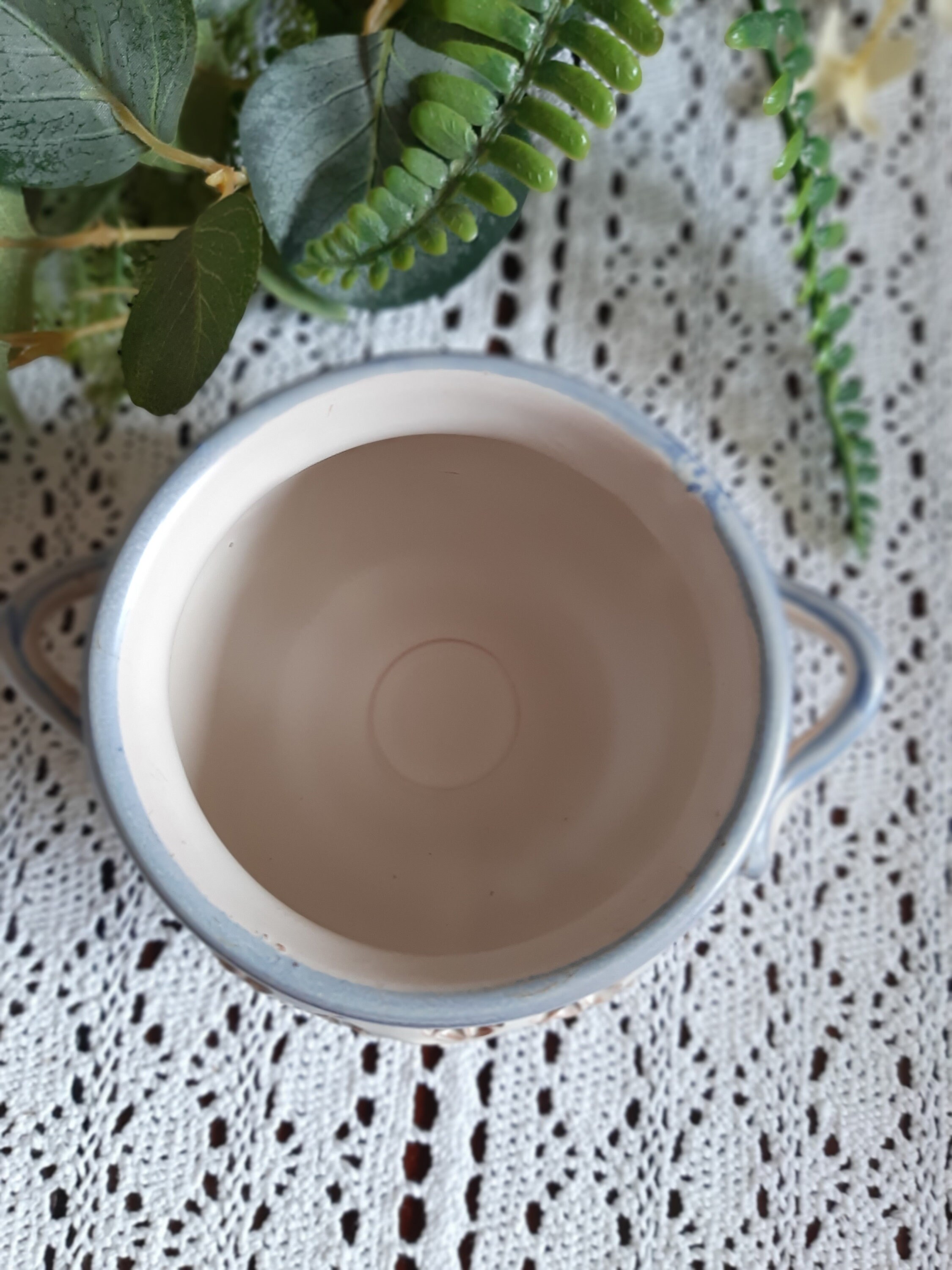 Small Ceramic Pot Mediteran Country House Handmade Vintage - Etsy