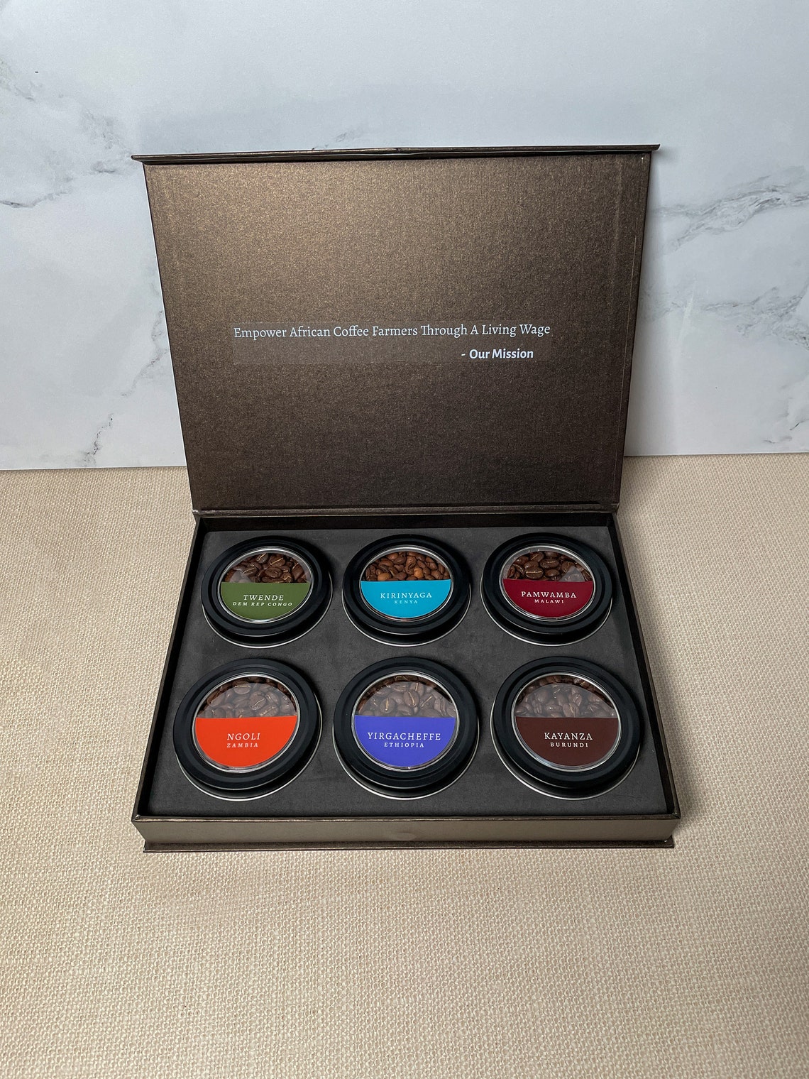 African Coffee Safari Sampler/coffee Gift Set/unique Coffee Gift/coffee ...