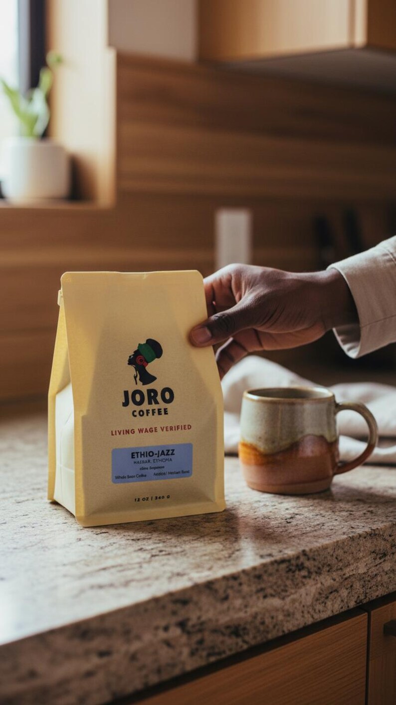 Ethio-jazz Whole Bean Coffee: Ethiopian Arabica, Medium Roast - Etsy