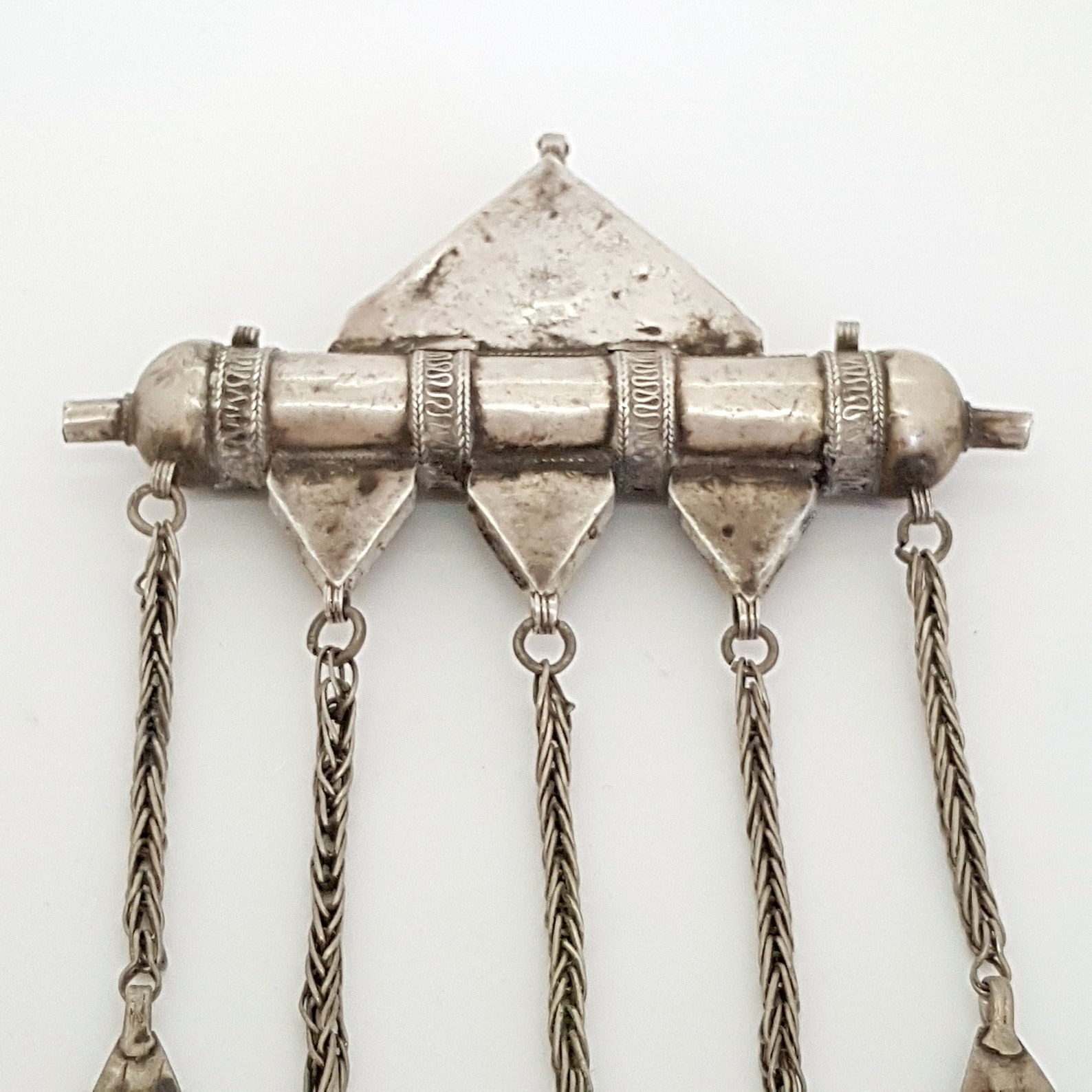 Antique Turkmen Tumar Amulet Holder Silver Carnelian Pendant - Etsy