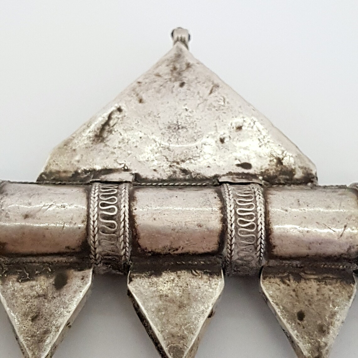 Antique Turkmen Tumar Amulet Holder Silver Carnelian Pendant - Etsy