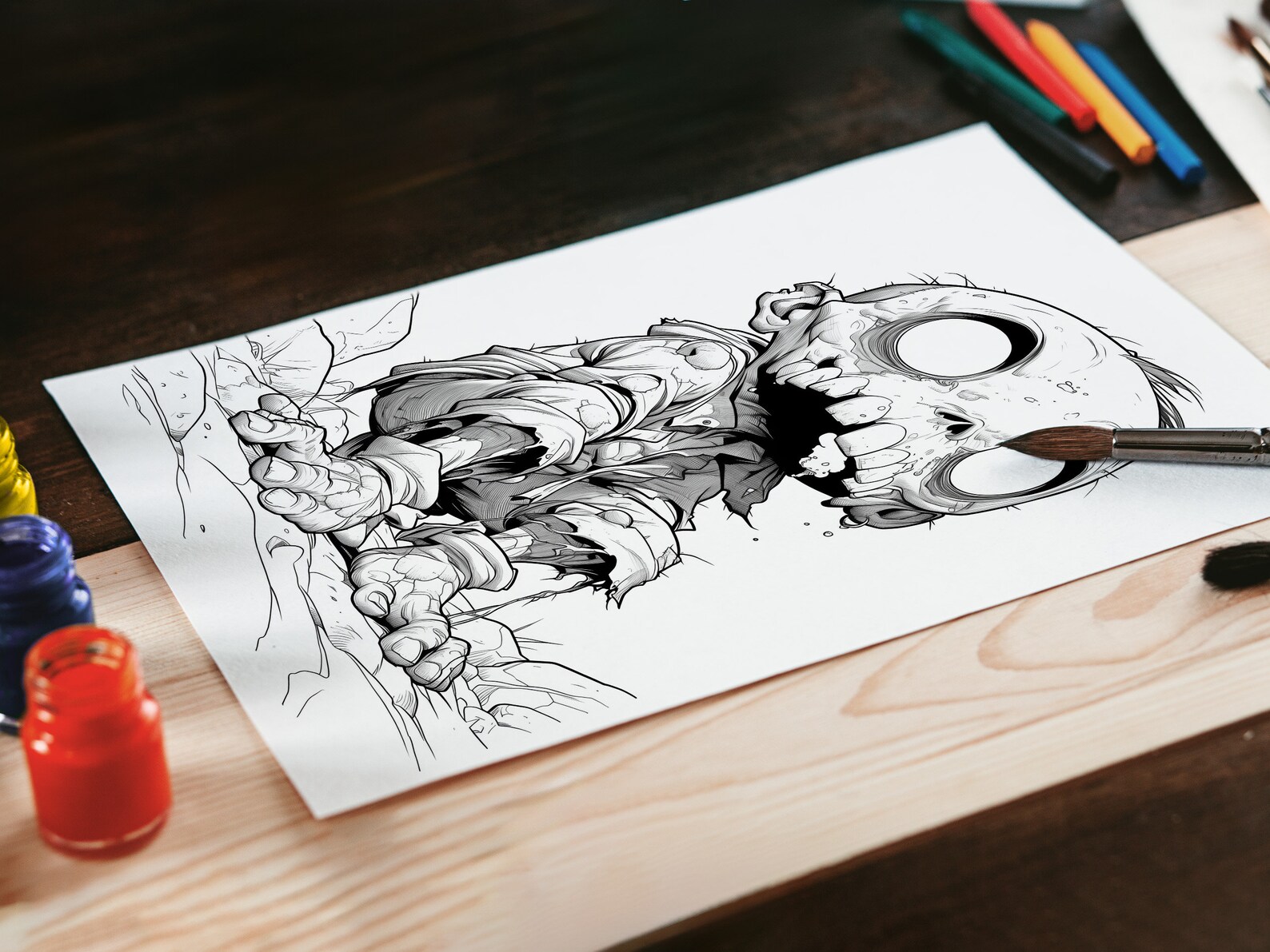 70+ Cute Monsters Coloring Pages, Cartoon Creepy Coloring, Printable ...