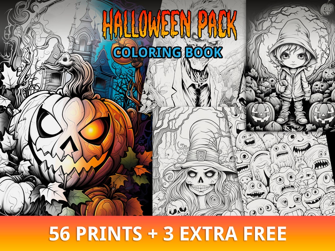 55+ Halloween Coloring Pages, Coloring Pages, Printable PDF, Printable ...