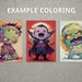 70+ Cute Monsters Coloring Pages, Cartoon Creepy Coloring, Printable ...