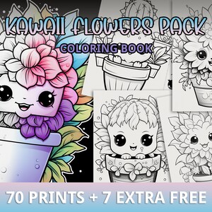 70+ Kawaii Coloring Pages, Cute Coloring Pages, Flowers Coloring ...