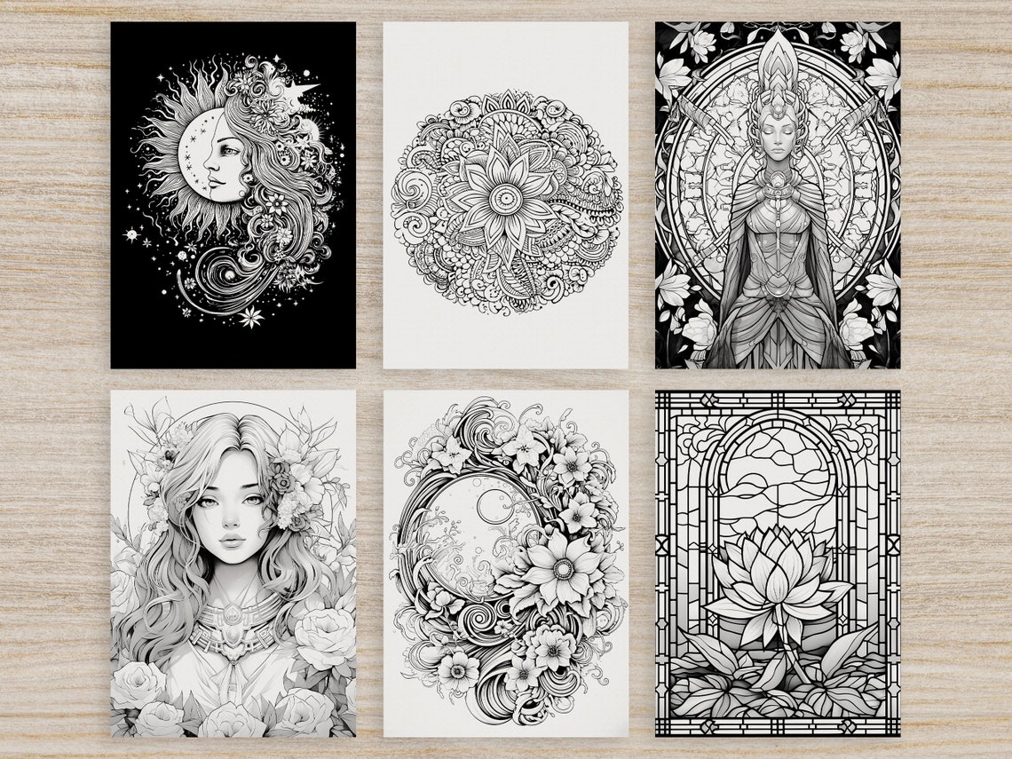 120+ Astral Coloring Pages, Karma Coloring Pages, Karma Coloring Book ...