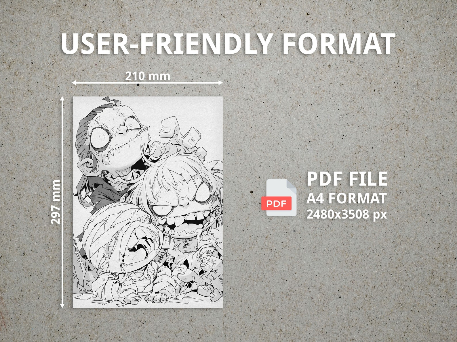 70+ Cute Monsters Coloring Pages, Cartoon Creepy Coloring, Printable ...