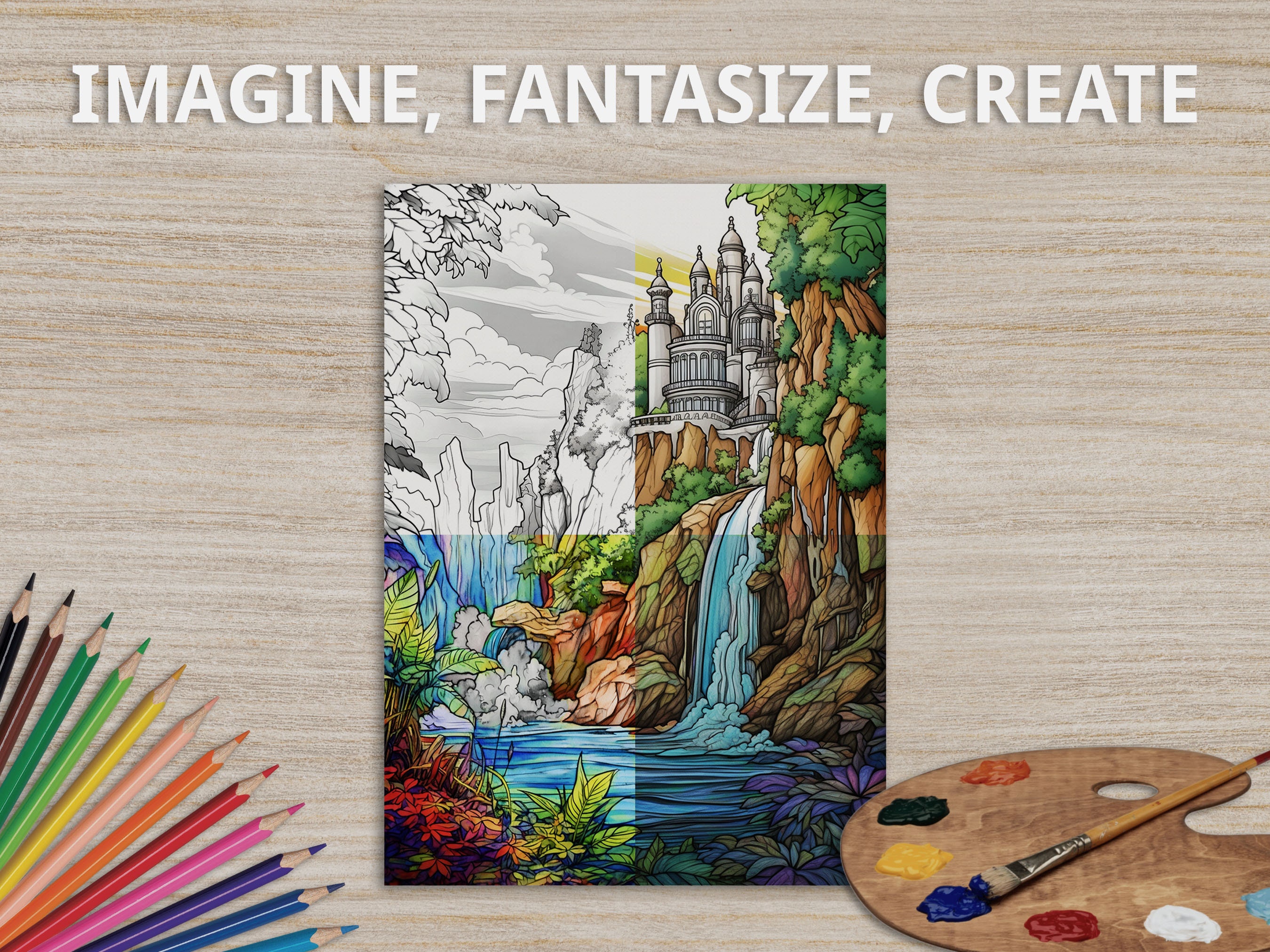 50+ Enchanted Forest Coloring Book, Magical Forest Coloring Pages ...
