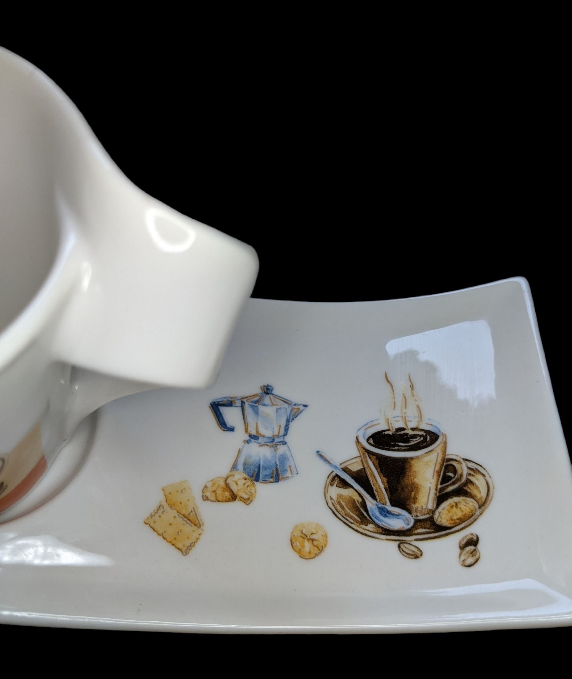 Wincy New Wave Espresso Cup and Saucer Set of 2 - Etsy