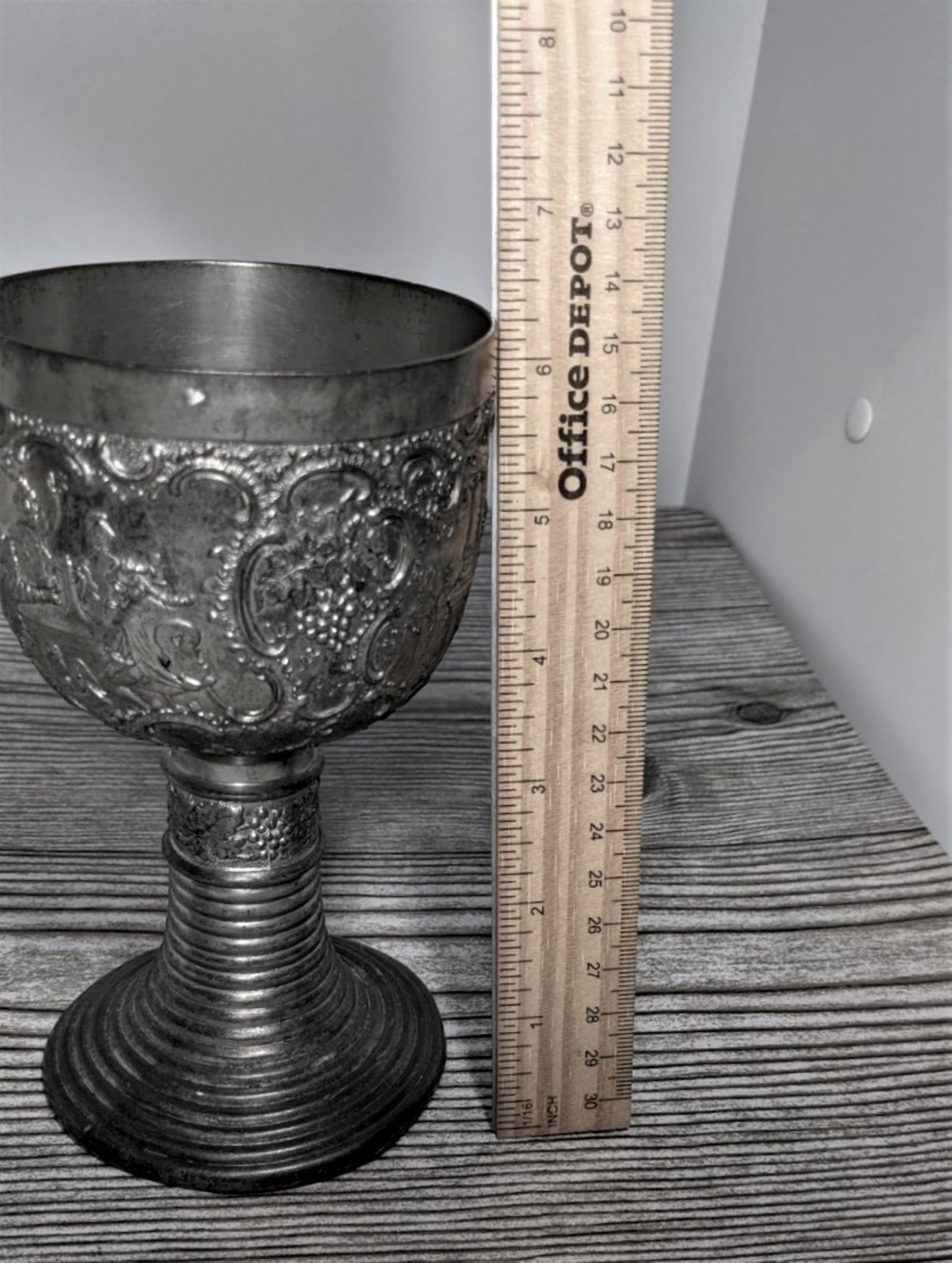 Metal Wine Goblet Cup Chalice Renaissance Medieval Scenes - Etsy