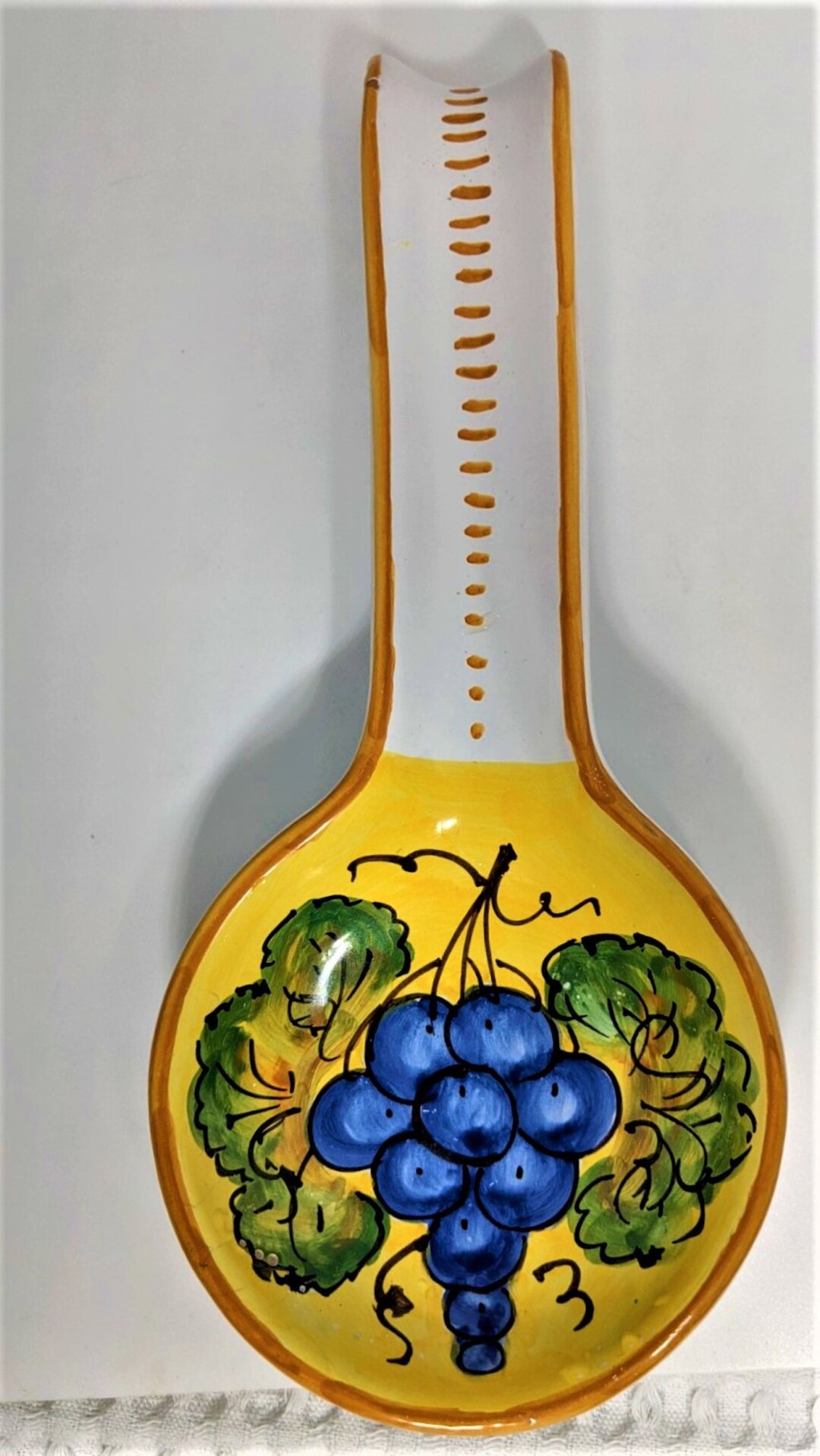 Italian Pottery Large Hand Decorated Spoon Rest Dipinto a Mano - Etsy