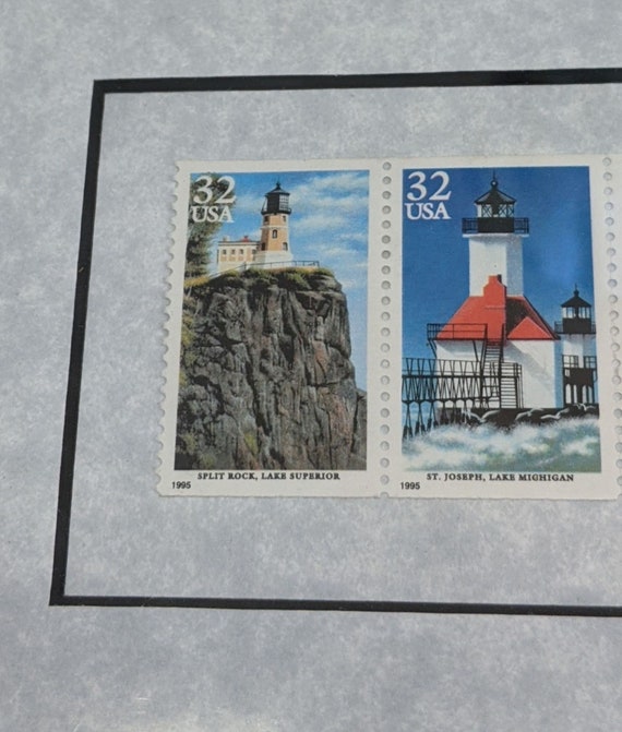 Art & Collectibles Collectibles Postage Stamps Lighthouses Framed Stamp ...