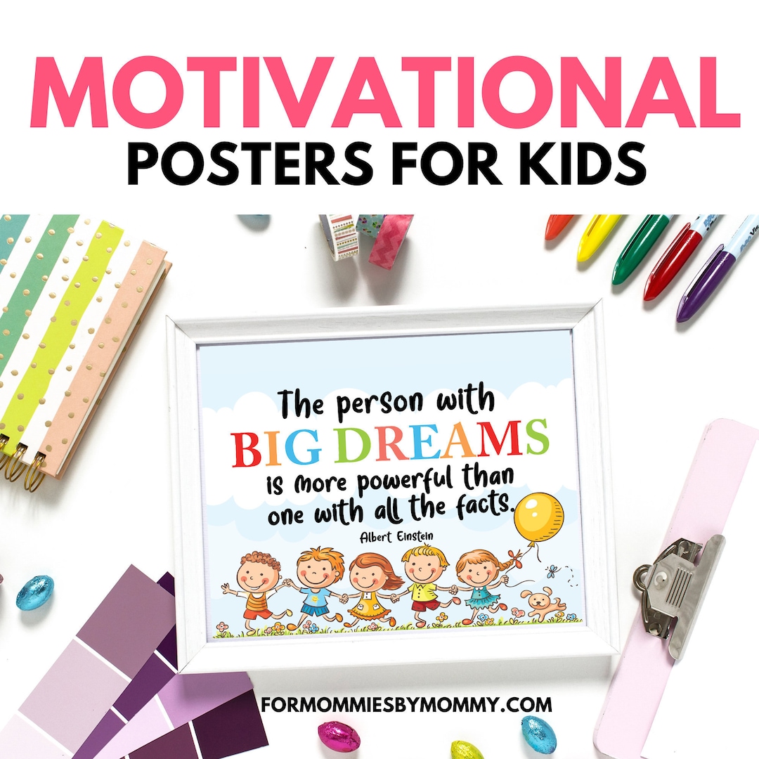 Inspirational and Motivational Classroom Quotes Posters Bundle ...