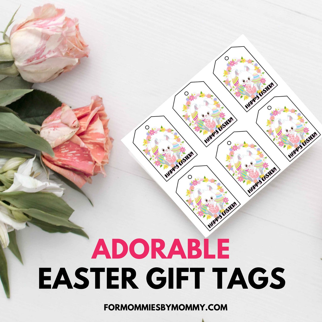 6 Adorable Printable Easter Gift Tags | Easter Printables | Party ...