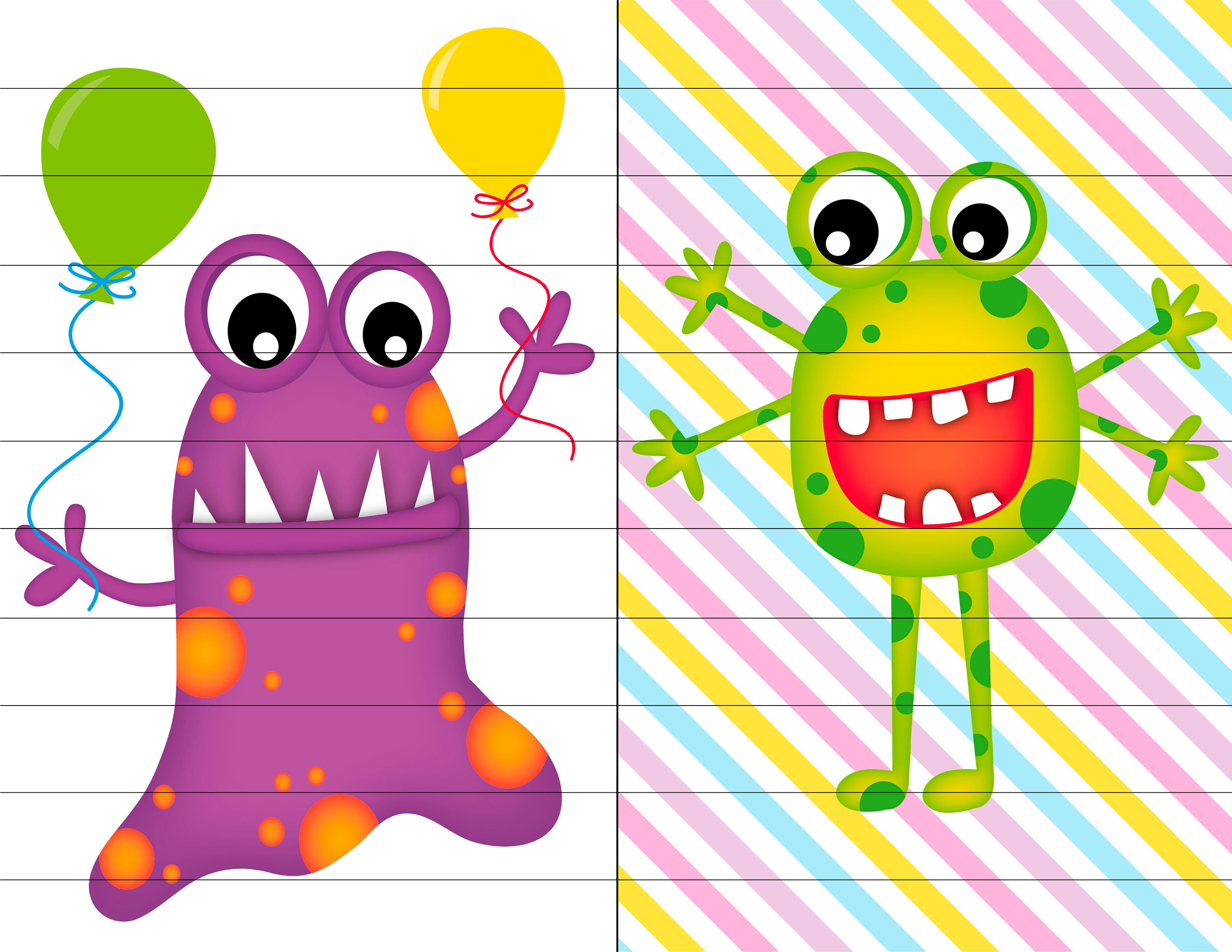 Funny Monsters Jigsaw Puzzles for Kids | Printable Puzzles for Kids ...