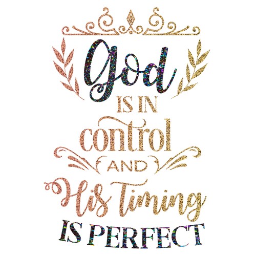 My God is in Control Psalm 18:30 SVG Filescripture - Etsy