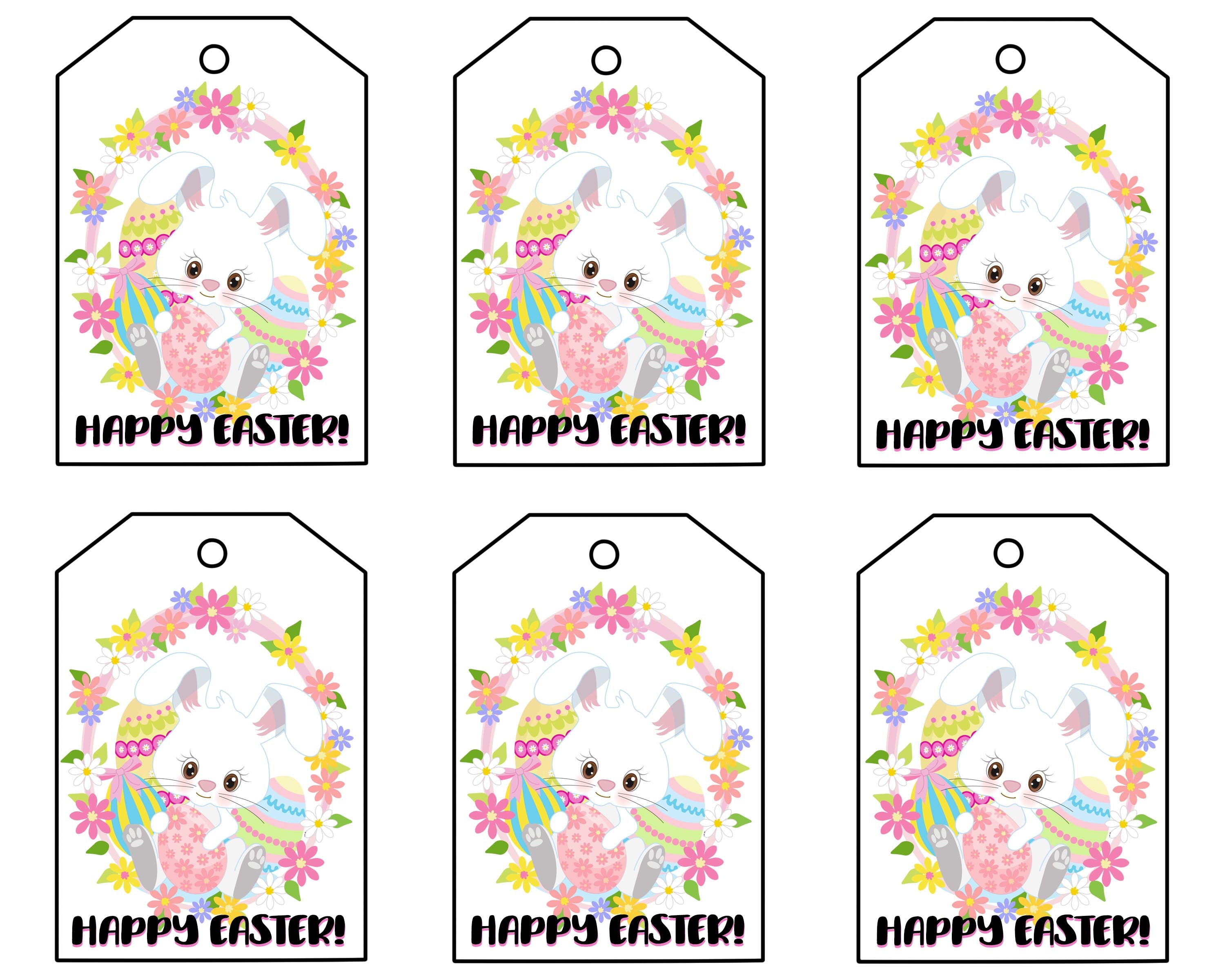 6 Adorable Printable Easter Gift Tags | Easter Printables | Party ...