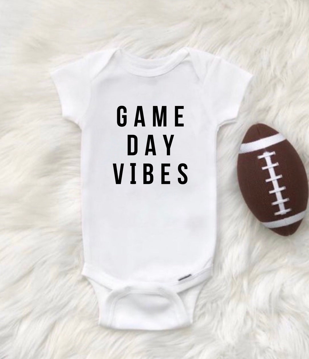 Game Day Vibes Onesie Newborn Onesies Sports Fan Boys Onsie Baby Girls ...