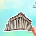 Parthenon Sticker, Travel Monuments Sticker, Monuments Sticker, Travel ...