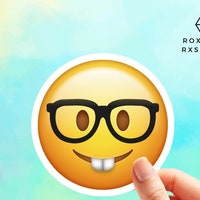 Emoji Stickers Laminated Stickers Silly Decals Emotion Decals Laptop ...