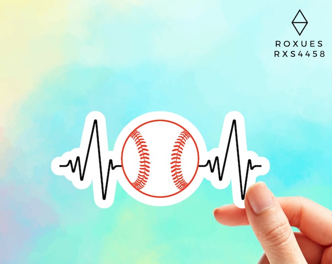 Baseball Flag Sticker Baseball Vinyl Sticker Sports Sticker - Etsy