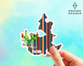 Puebla, Mexico, Mexican State Decal, Puebla State Decal, Estado ...