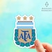 AFA Sticker Champion of the World Seleccion Argentina - Etsy
