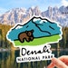 Denali National Park Destination Decal, Stickers for Laptop, Laptop ...