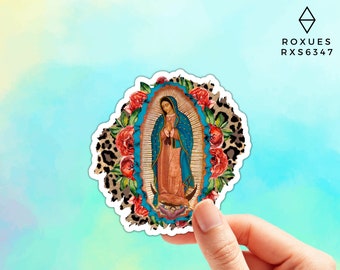Our Lady of Guadalupe Sticker, Virgin Mary Sticker, Catholic Stickers ...