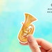 Tuba Sticker I Love Music Music Instrument water Bottle Decal - Etsy