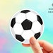Soccer Vinyl Sticker, Sports Sticker, Laptop Decal, MacBook Decal ...