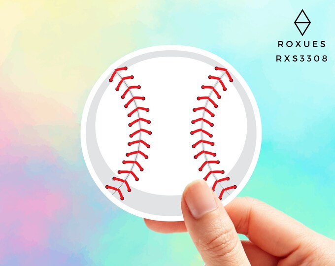 Baseball Flag Sticker Baseball Vinyl Sticker Sports Sticker - Etsy