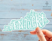 Kentucky State Sticker Kentucky Travel Sticker Kentucky | Etsy
