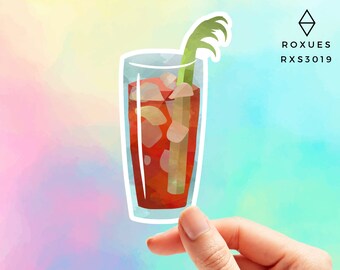 Bloody Mary Ingredients Sticker Alcohol Sticker Water Bottle Sticker ...
