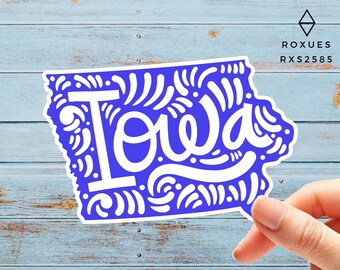 Rooted in Iowa Homegrown Di Cut Decal - Etsy