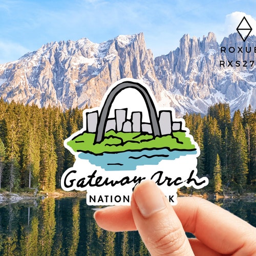 Gateway Arch National Park Sticker - Etsy
