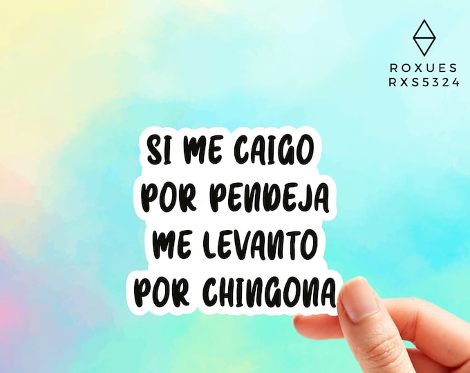 Por Pendeja Latinx Sticker Hydroflask Sticker Iphone Sticker Etsy